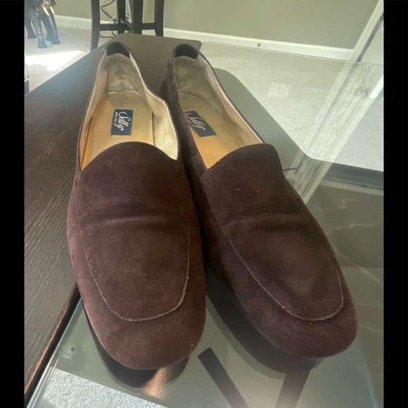 Selby | Shoes | Womens Brown Suede Slipons By Shelby | Poshmark